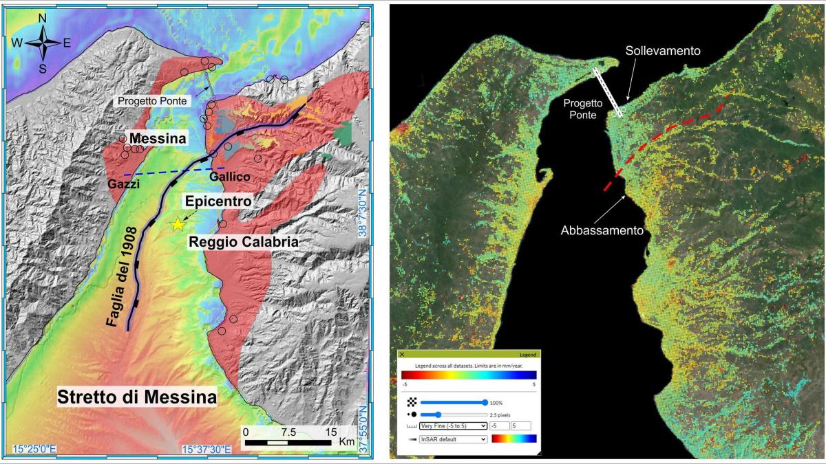 Stretto di Messina: la faglia del terremoto del 1908 è attiva con ...