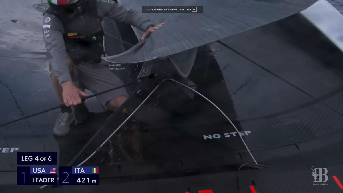 Luna Rossa e il problema alla randa, Tommaso Chieffi: «Imprevedibile ma ...