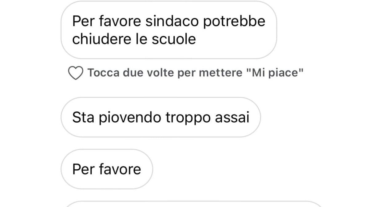 Lo studente al sindaco: «Piove troppo assai, chiude scuole?». E lui ...