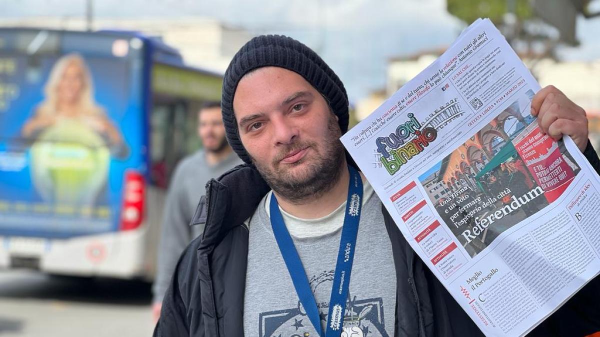 La nuova vita di Fraska, strillone di «Fuori Binario» a Firenze ...