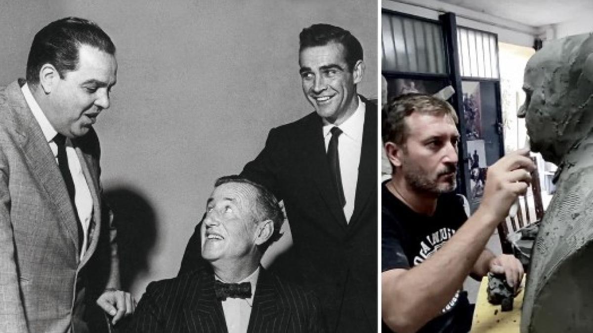 Lo scultore napoletano Domenico Sepe autore di un busto dedicato a ...