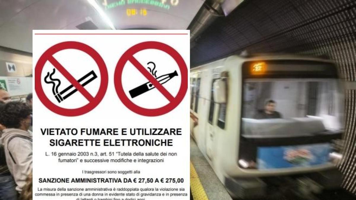 Roma, stretta contro il fumo delle sigarette elettroniche nella metro ...