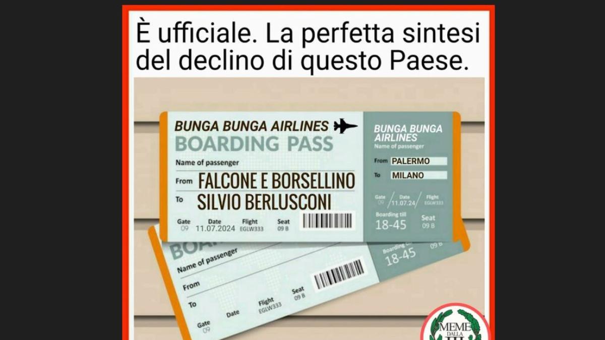 Malpensa, i meme sull'intitolazione a Silvio Berlusconi: dai biglietti ...