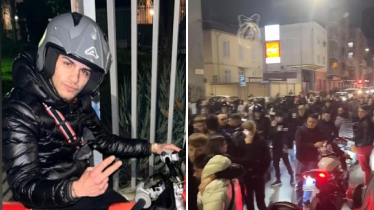 Enzo Caparra morto in moto a 20 anni, il «funerale laico» degli amici centauri con rombi e burn ...