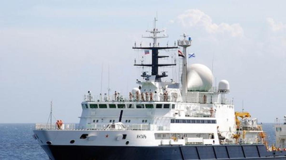 La nave russa Yantar torna nel Mediterraneo dove è affondato il cargo ...