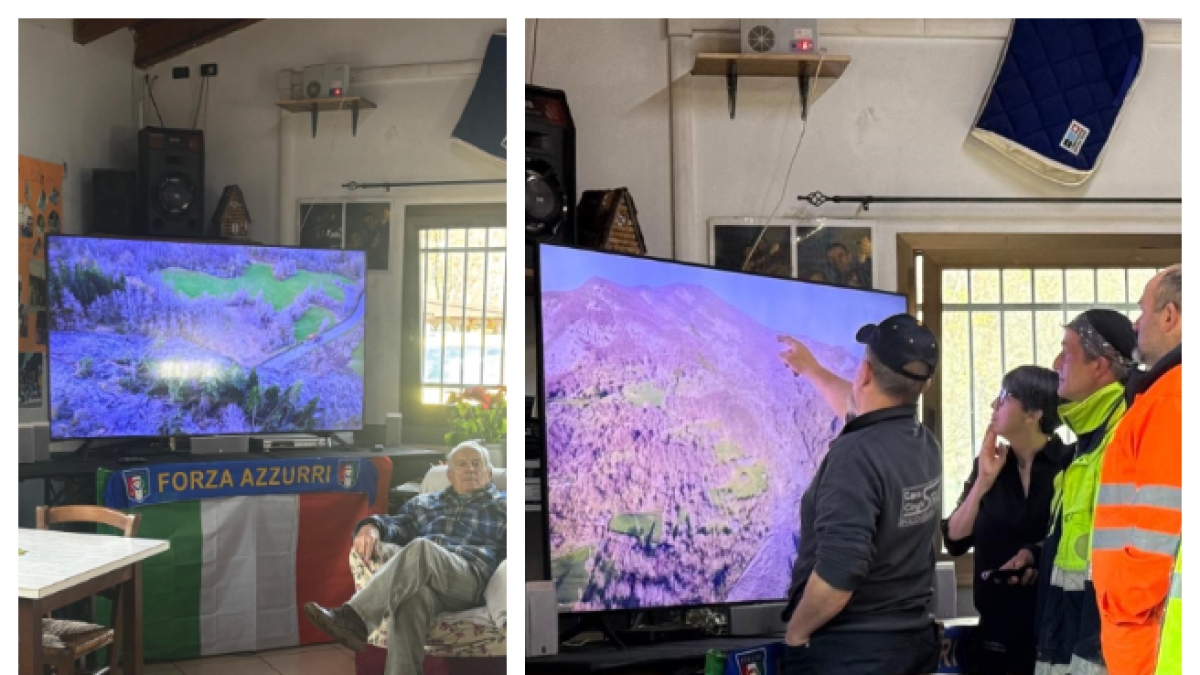 Modena, i «turisti della frana» di Palagano mentre fango e acqua ...