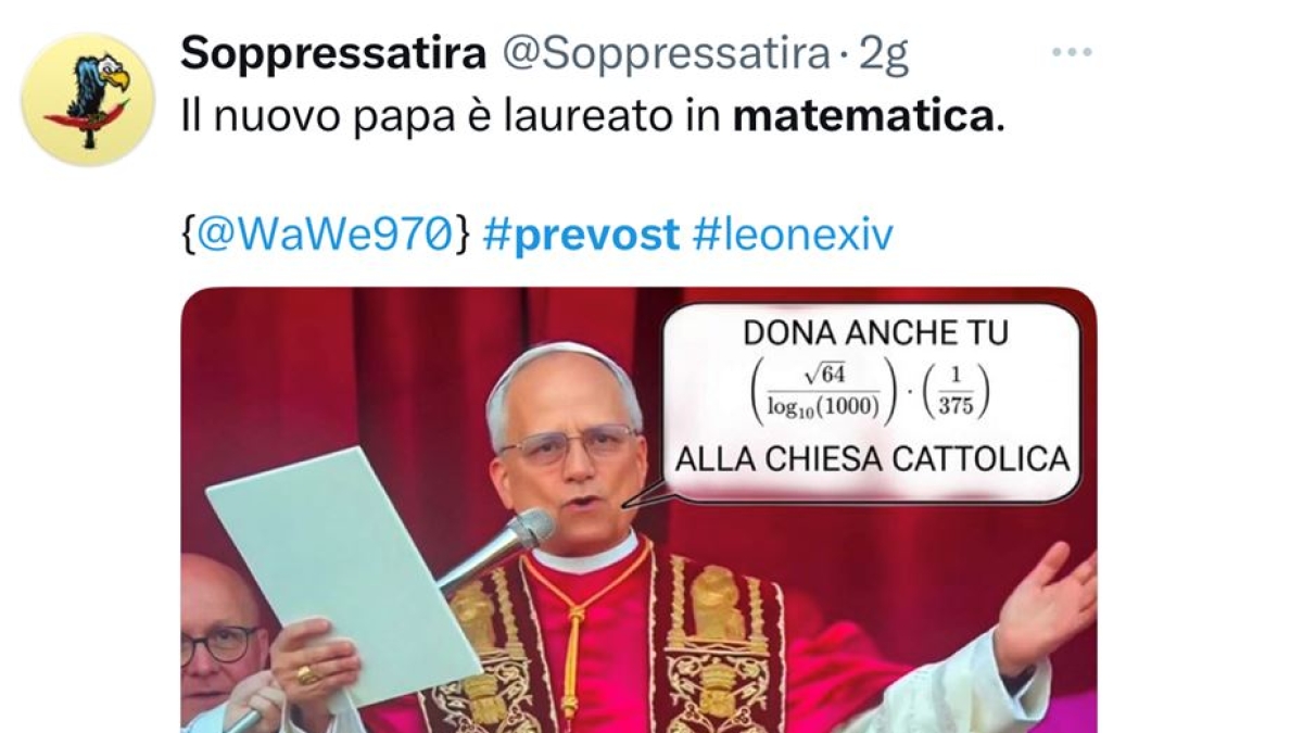 Leone XIV, tutti i post e i meme sul «Papa matematico» | Corriere.it