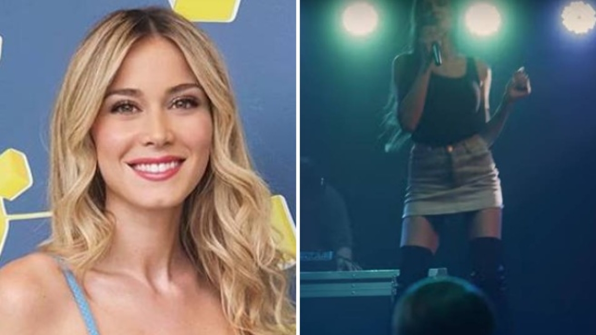 Diletta Leotta, la ragazza in minigonna e il bambino che guarda ...