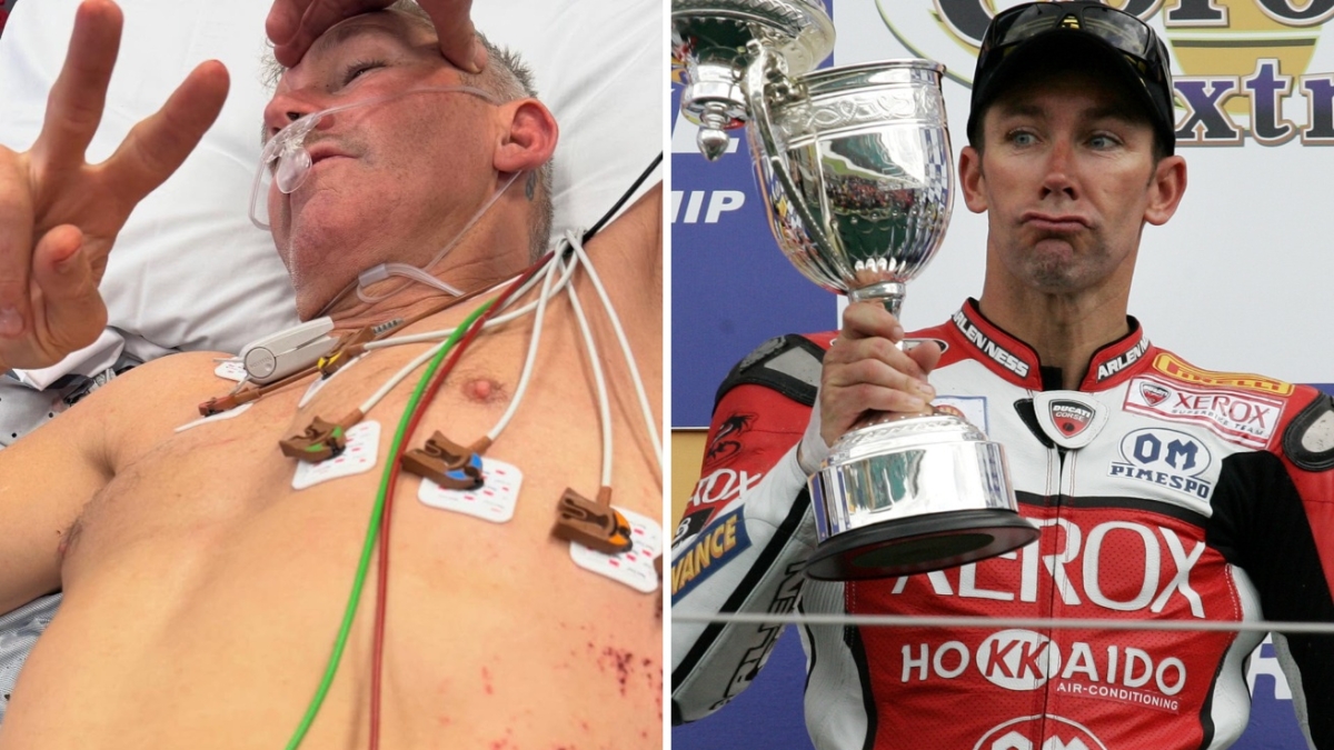 Troy Bayliss: sette costole rotte, un polmone perforato e una clavicola ...