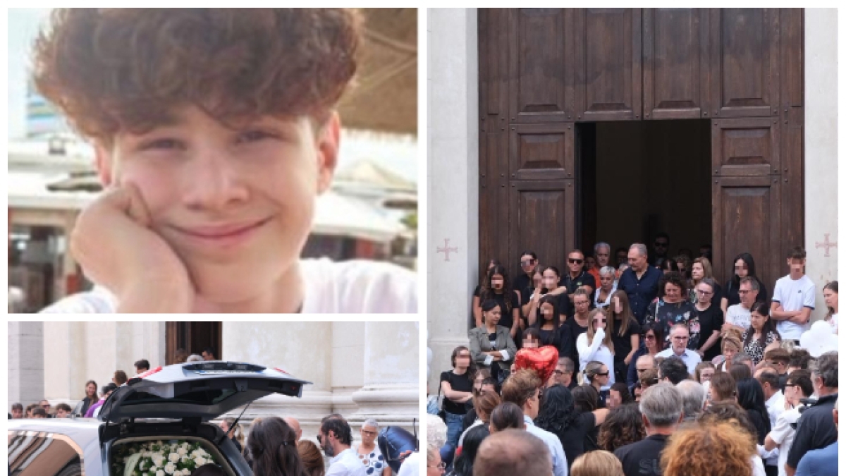 Mattia Cardascia, il funerale del sedicenne morto investito in moto con ...