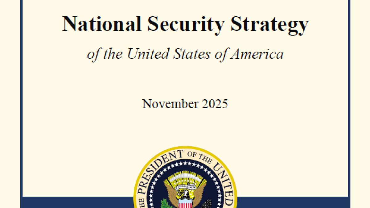 National Security Strategy 2025: ecco il documento firmato da Trump con ...