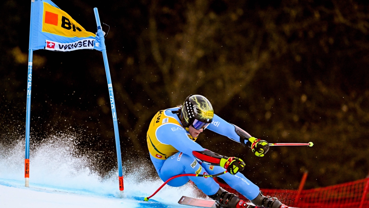 Giovanni Franzoni nella storia: vince il SuperG a Wengen, l'unico uomo ...