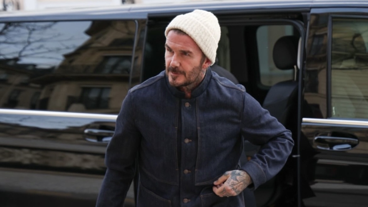 David e Romeo Beckham conquistano Parigi in total look denim, la ...