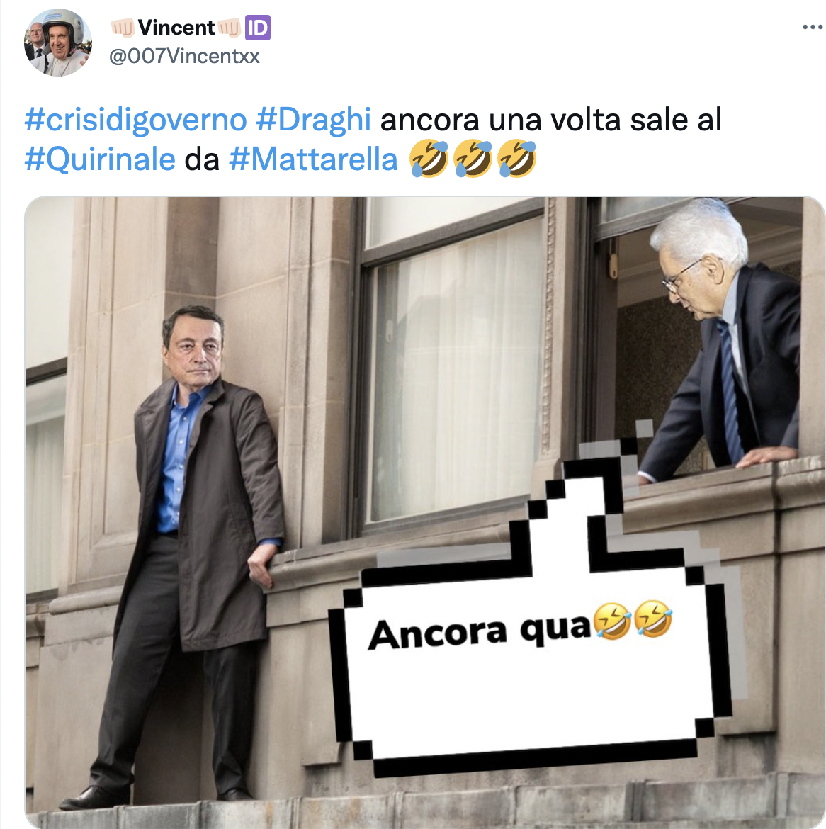 Draghi e Mattarella, i meme sulla crisi di governo più divertenti ...