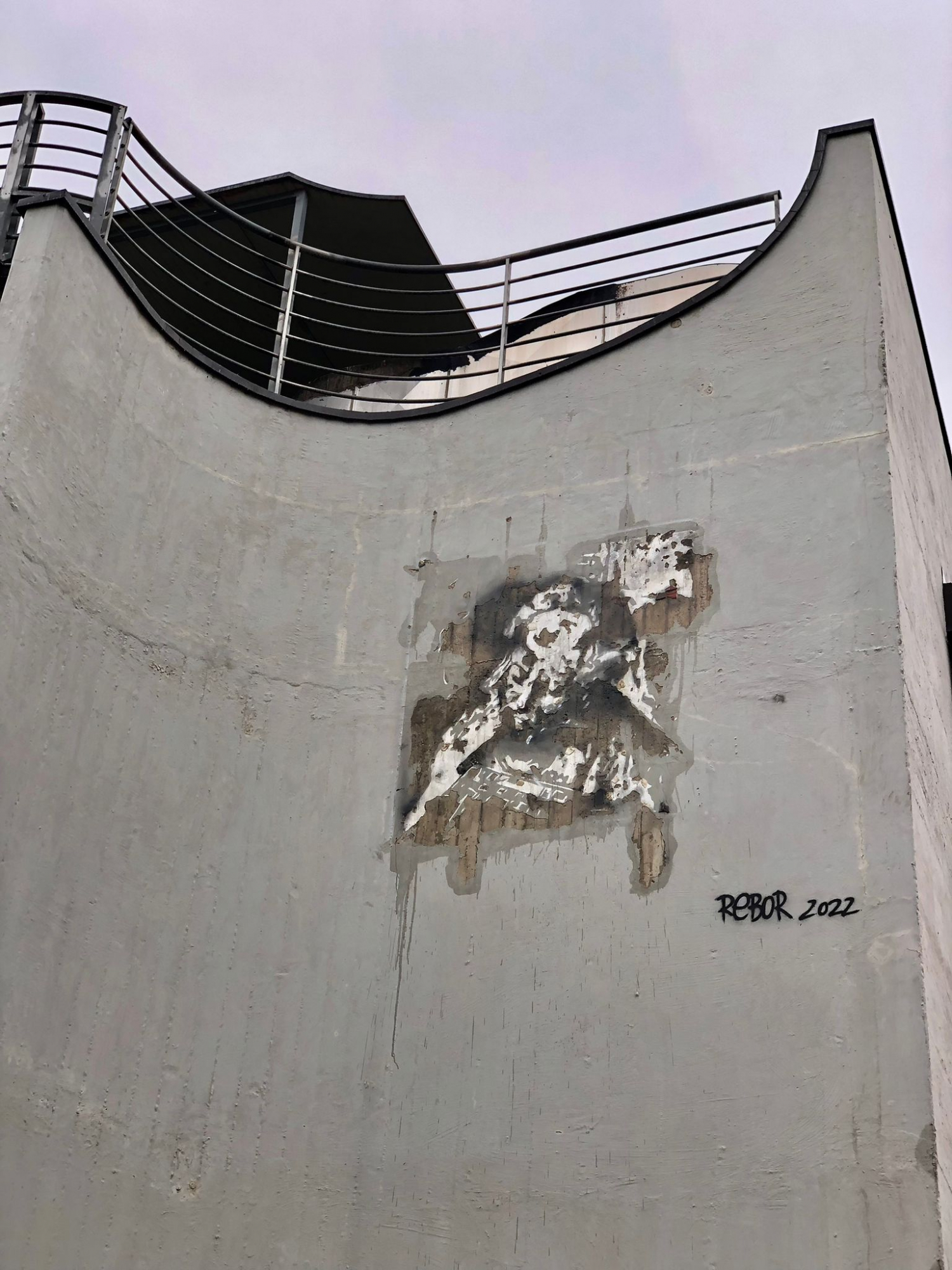 Rebor, dalla tela al muro. L'opera dell'artista torinese a Mestre ...