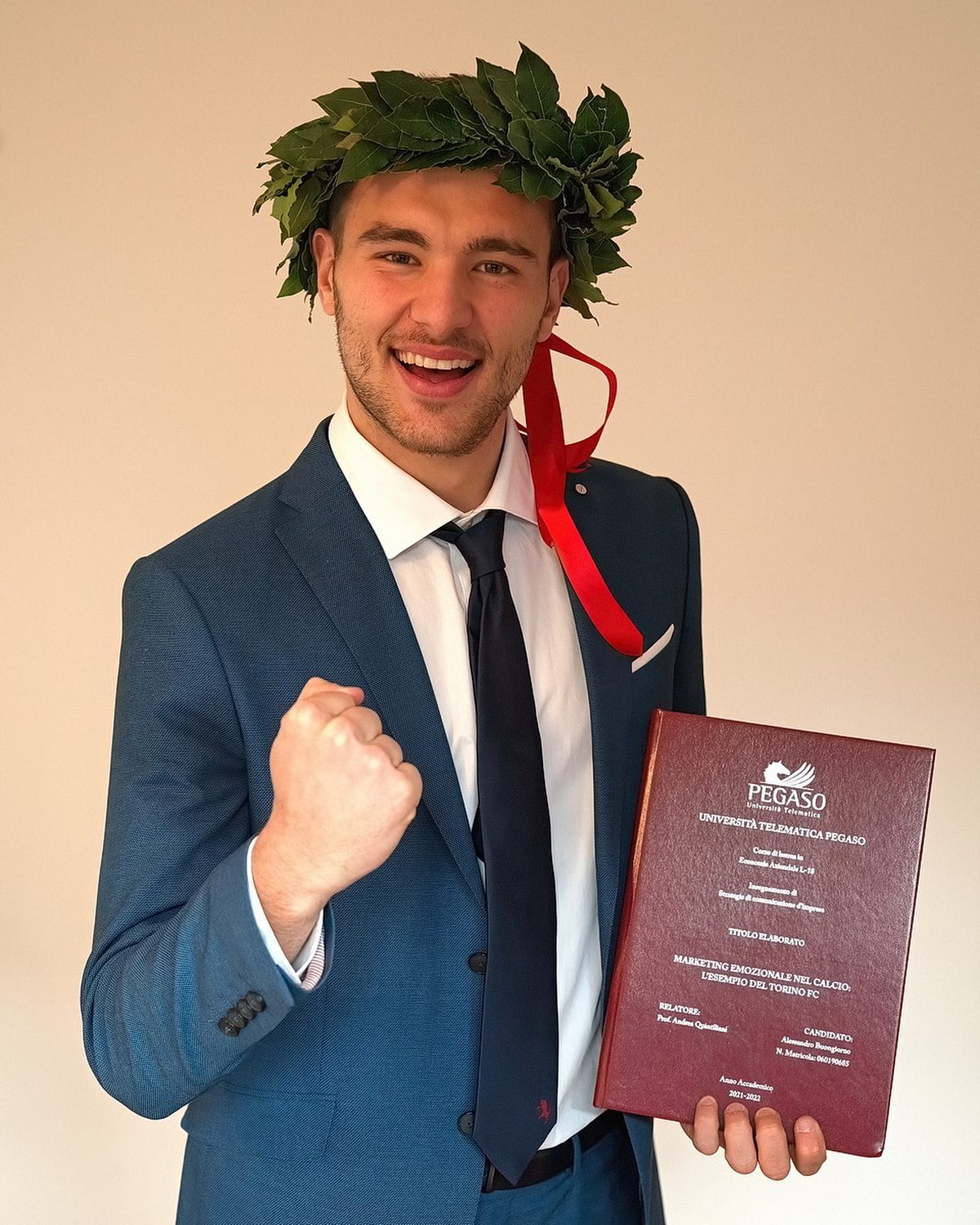 Alessandro Buongiorno, il capitano del Toro si laurea con una tesi sul ...