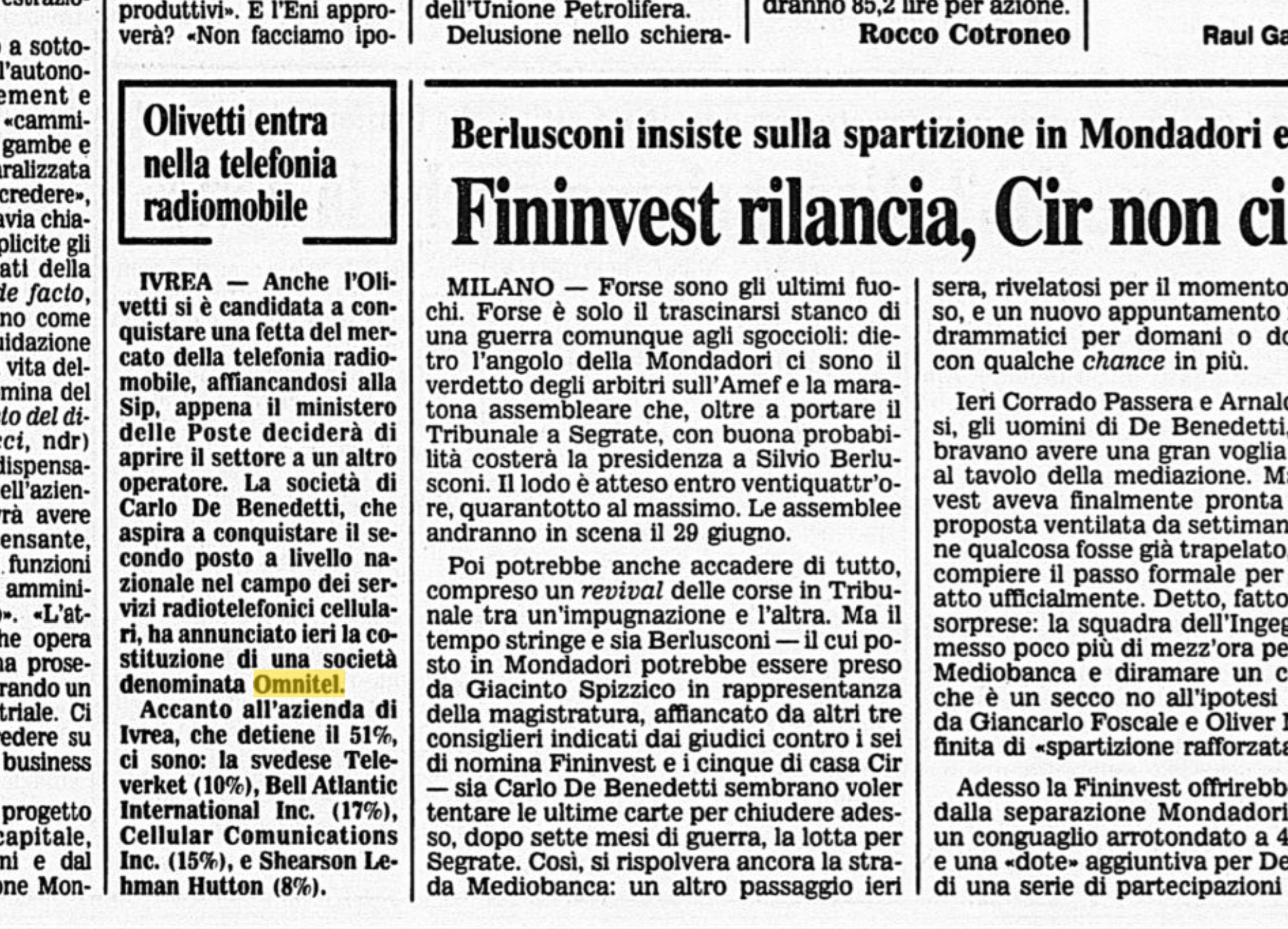 La storia dei 30 anni di Vodafone in Italia: dalla nascita come Omnitel ...