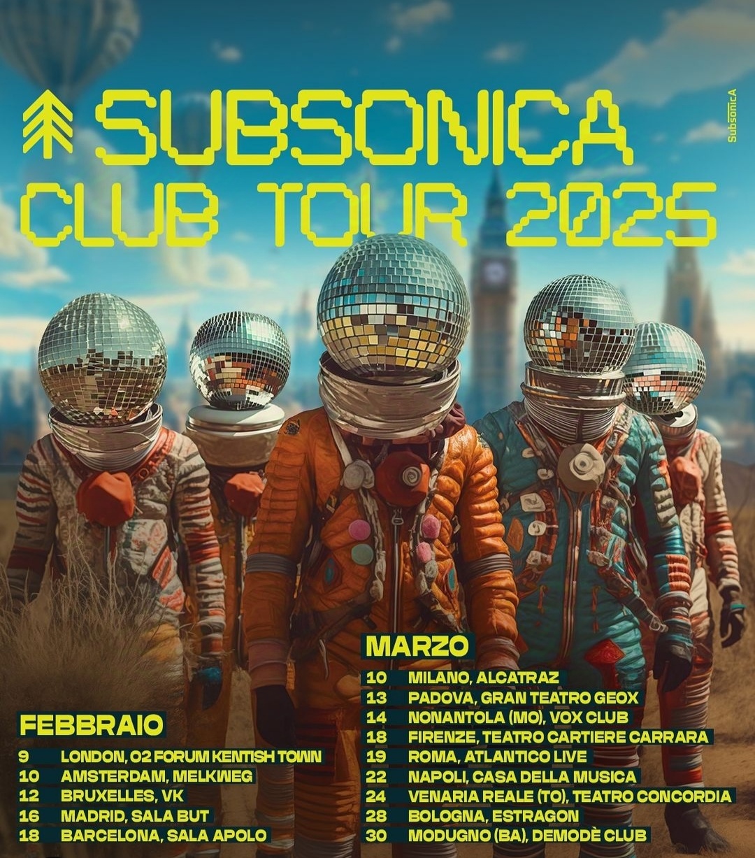 Da Londra fino a Bari: il 30 marzo la tournée dei Subsonica sbarca al ...