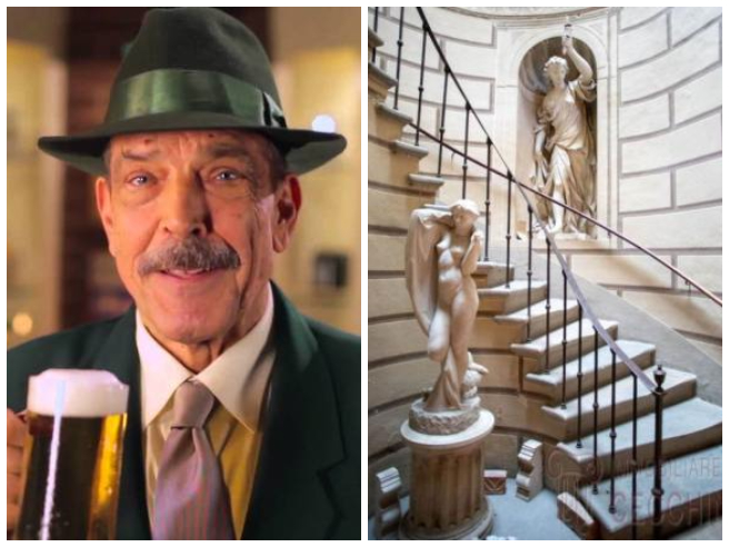 L'attore del «Baffo Moretti» Orso Maria Guerrini e il palazzo di ...