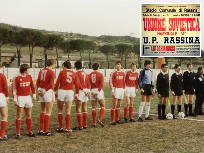 La storica partita tra il piccolo Rassina (Arezzo) e l'Urss: «Erano di ...