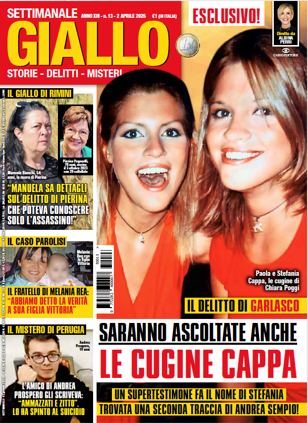 Garlasco, saranno riascoltate anche le cugine Cappa: l'articolo in ...