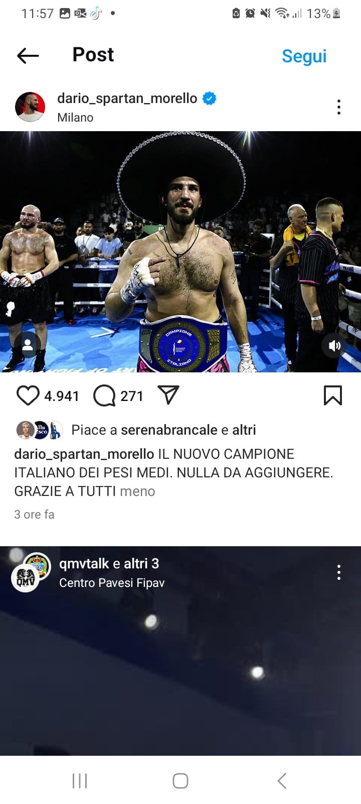 Serena Brancale abbraccia il suo campione: il fidanzato pugile Dario ...