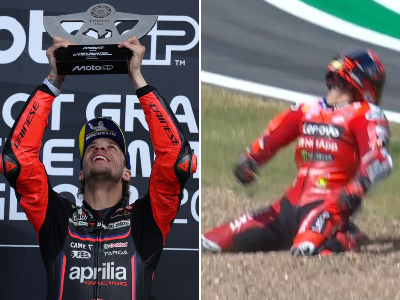 MotoGp in Gran Bretagna, l'Aprilia vola a Silverstone: vince Bezzecchi davanti a Zarco e Marc ...