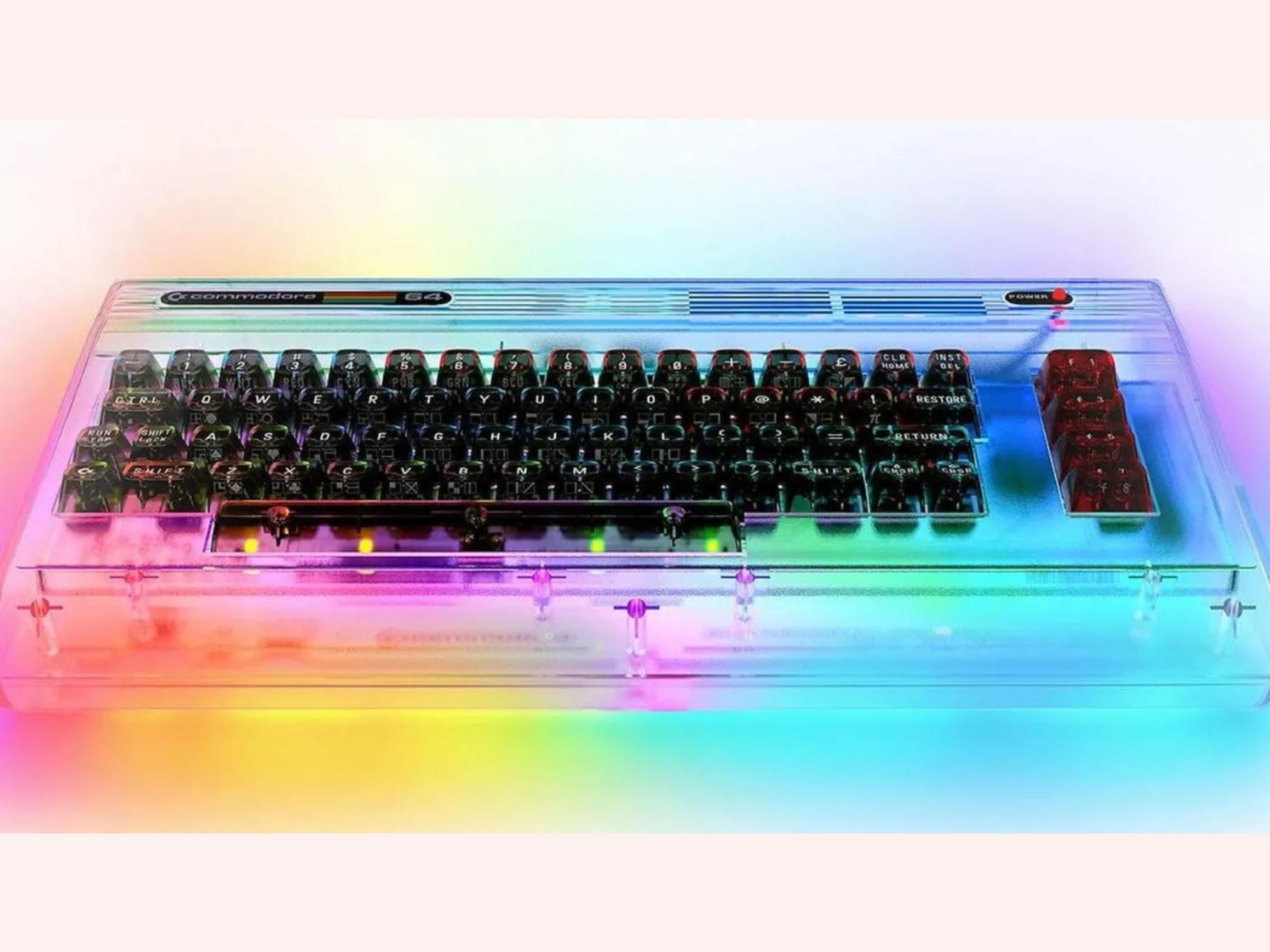 Commodore 64: il mito degli anni '80 torna in versione trasparente e ...