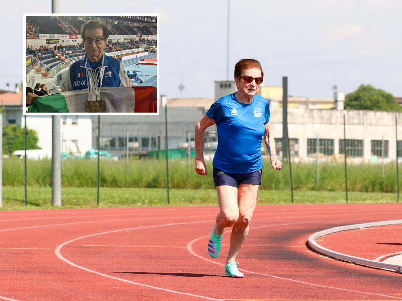 Emma Mazzenga, atleta dei record a 92 anni: «Sveglia alle 5 e vino ...