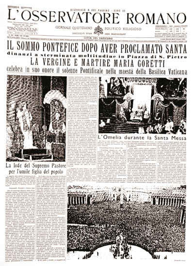 La storia di Maria Goretti: lo «scandalo inaudito», il tentativo di ...