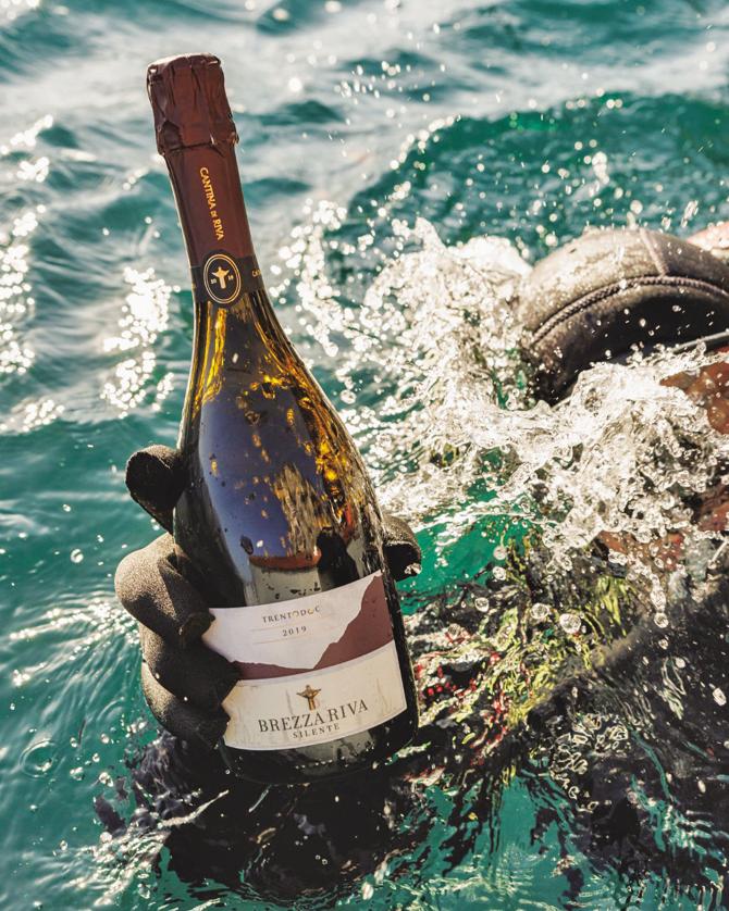 Il Trentodoc dalle vette agli abissi, dal ghiacciaio Presena al fondale ...